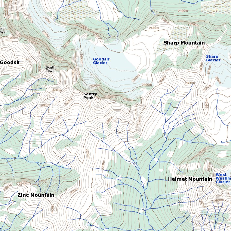 Mount Goodsir, AB (082N01 Toporama) Map by Natural Resources Canada ...