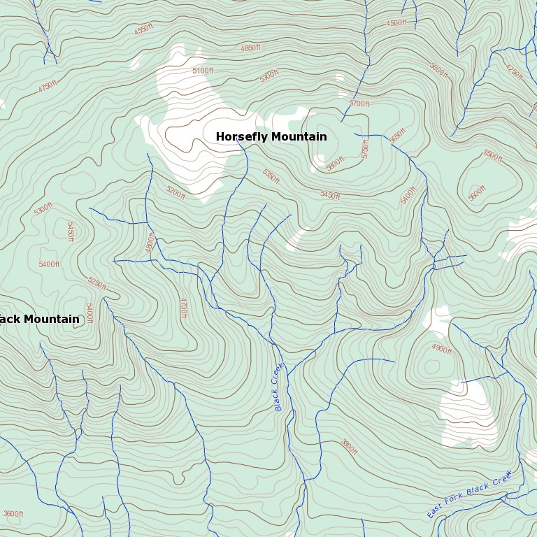 Horsefly, BC (093A06 Toporama) Map by Natural Resources Canada | Avenza ...