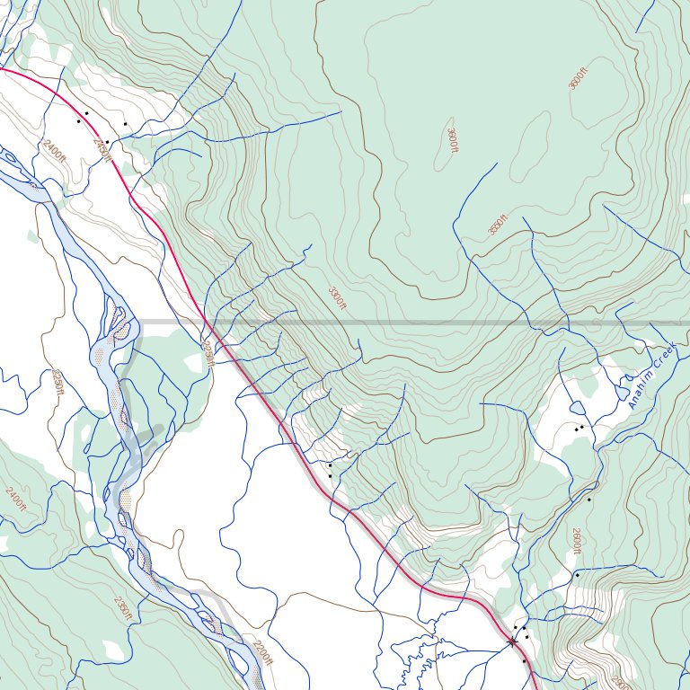 Alexis Creek, BC (093B03 Toporama) Map by Natural Resources Canada ...