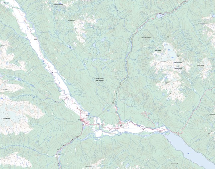 Pemberton (092J07 Toporama) Map by Natural Resources Canada | Avenza Maps