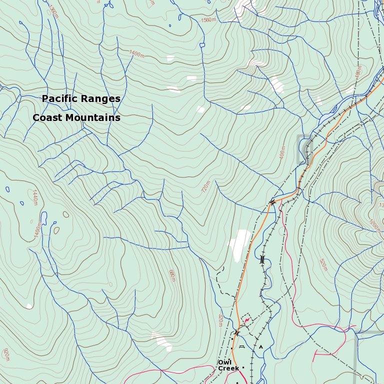 Pemberton (092J07 Toporama) Map by Natural Resources Canada | Avenza Maps