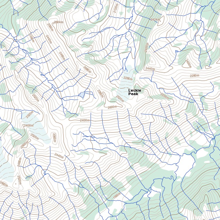 Dickson Range (092J14 Toporama) Map by Natural Resources Canada ...