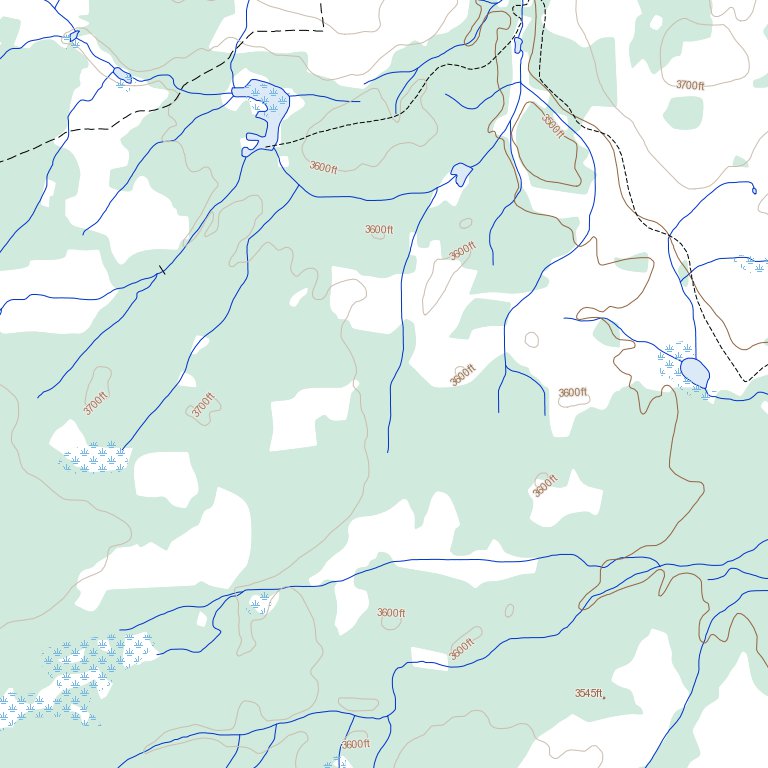 Twan Lake, BC (093B07 Toporama) Map by Natural Resources Canada ...