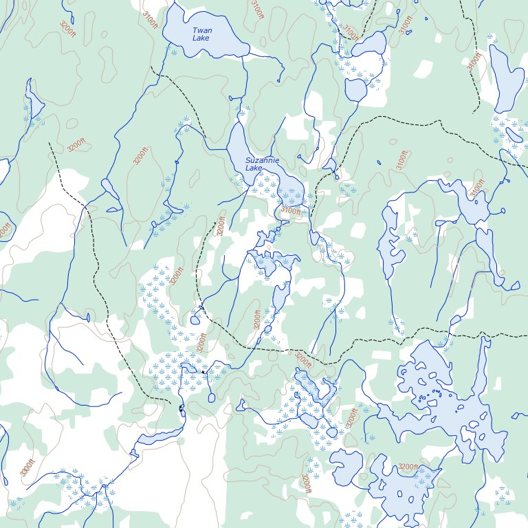 Twan Lake, BC (093B07 Toporama) Map by Natural Resources Canada ...