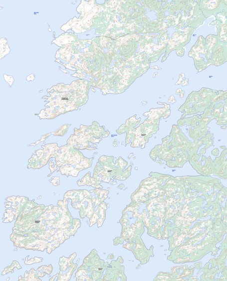 Macalpine Channel, NT (086K05 Toporama) Map by Natural Resources Canada ...