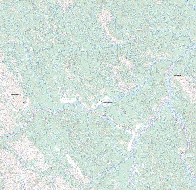 Toad Hot Springs, BC (094K14 Toporama) Map by Natural Resources Canada ...