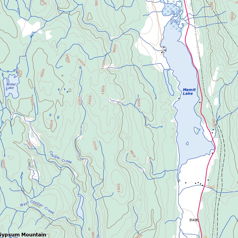 Mamit Lake (092I07 Toporama) Map by Natural Resources Canada | Avenza Maps