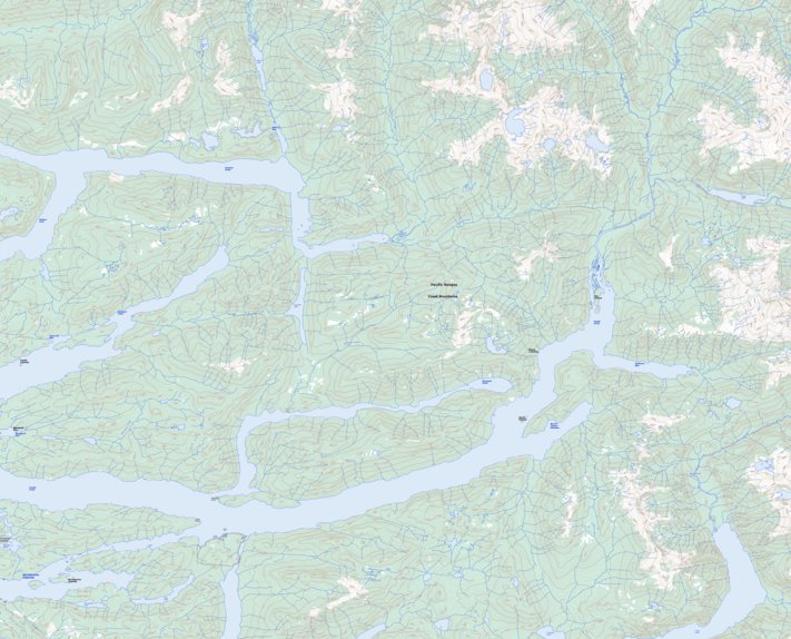 Smith Inlet (092M06 Toporama) Map by Natural Resources Canada | Avenza Maps