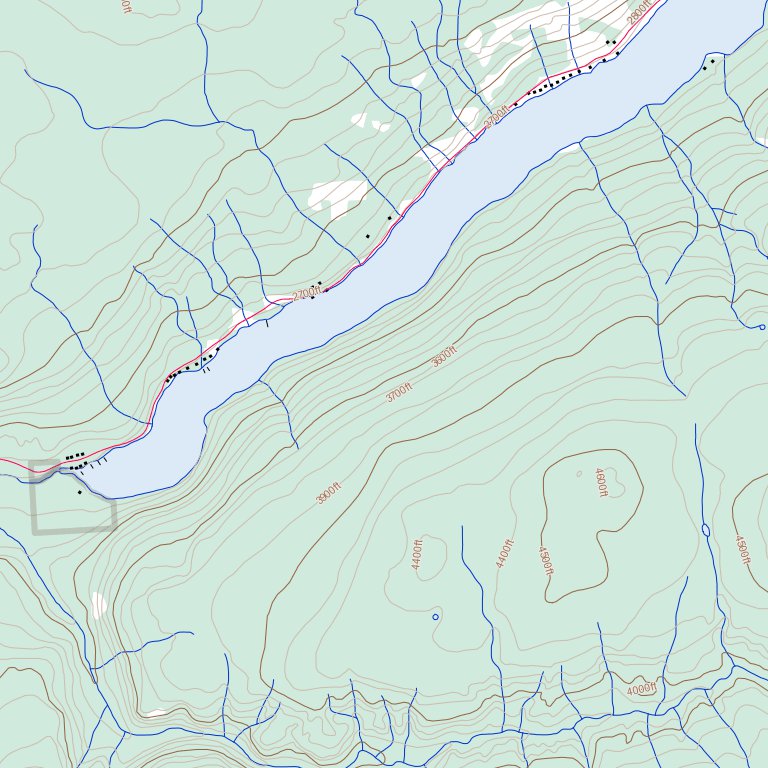 Loon Lake (092P03 Toporama) Map by Natural Resources Canada | Avenza Maps