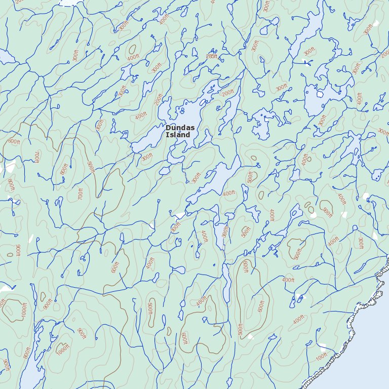 Dundas Island, BC (103J10 Toporama) Map by Natural Resources Canada ...