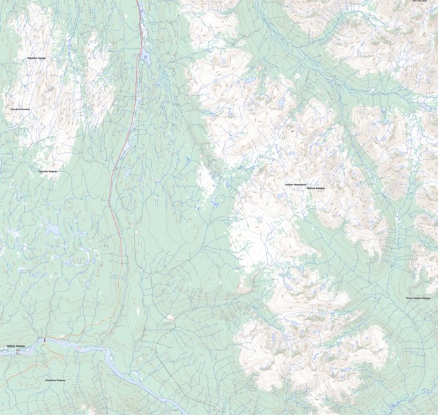 Cake Hill, BC (104I04 Toporama) Map by Natural Resources Canada ...