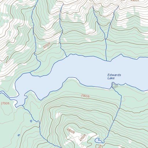 Edwards Lake, YT (105M09 Toporama) Map by Natural Resources Canada ...