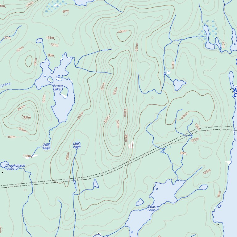Texada Island (092F09 Toporama) Map by Natural Resources Canada ...
