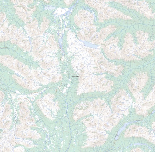Maria Lake, BC (104O08 Toporama) Map by Natural Resources Canada ...