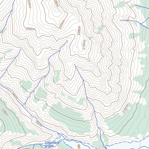 Slims River, YT (115B15 Toporama) Map by Natural Resources Canada ...