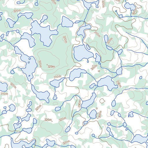 Burnt Lake, NT (106P08 Toporama) Map by Natural Resources Canada ...