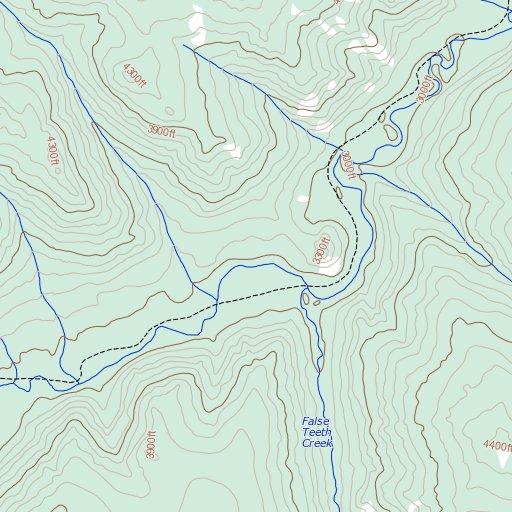 False Teeth Creek (115I04 Toporama) Map by Natural Resources Canada ...