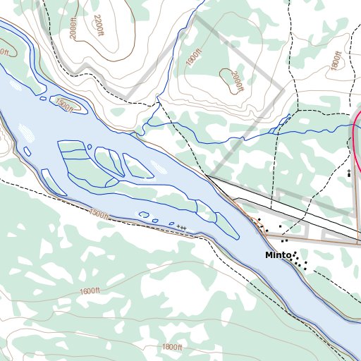 Minto (115I10 Toporama) Map by Natural Resources Canada | Avenza Maps
