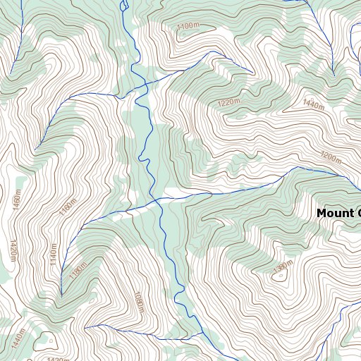 Mount Chambers, YT (116G02 Toporama) Map by Natural Resources Canada ...