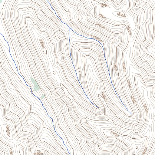 Engineer Creek, YT (116G01 Toporama) Map by Natural Resources Canada ...
