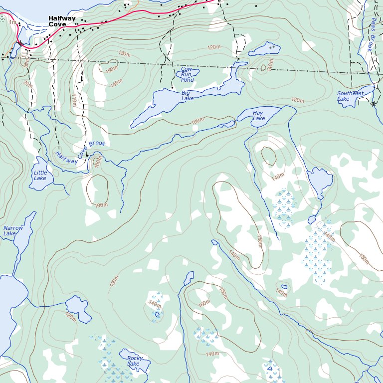 Chedabucto Bay, NS (011F06 Toporama) Map by Natural Resources Canada ...