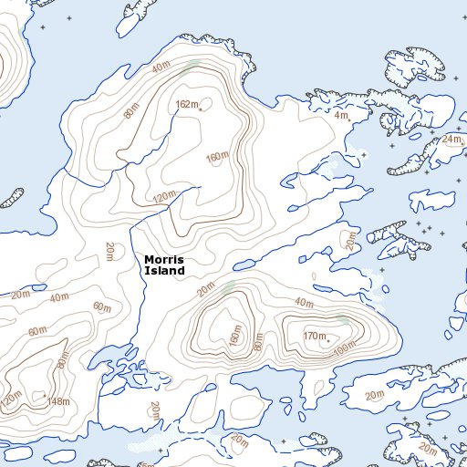 Morris Island (025I08 Toporama) Map by Natural Resources Canada ...