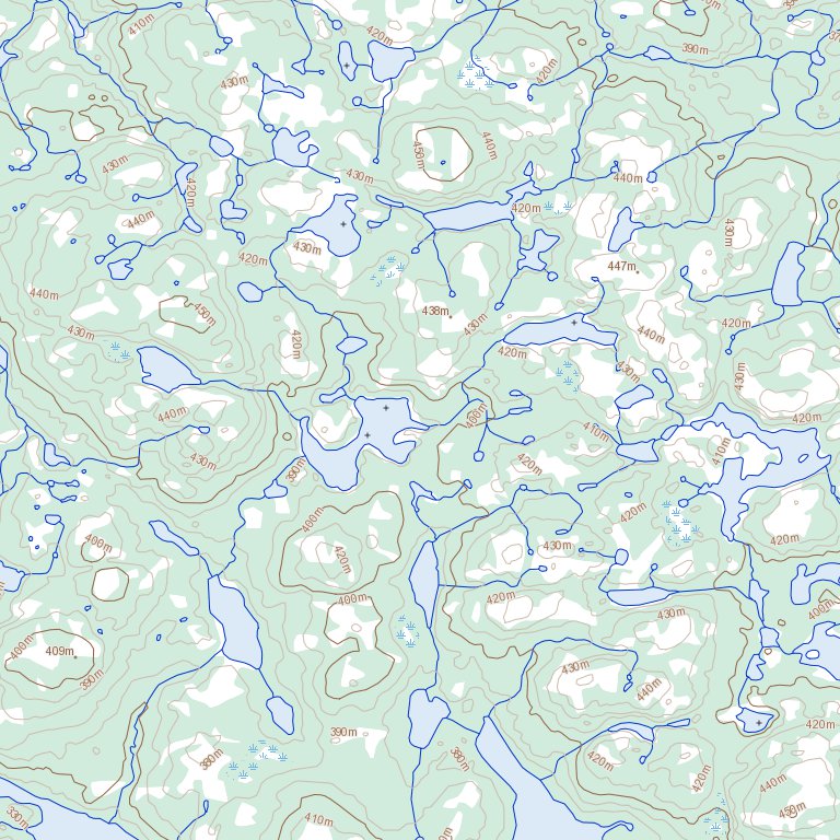 Lac Le Boux, QC (024D12 Toporama) Map by Natural Resources Canada ...