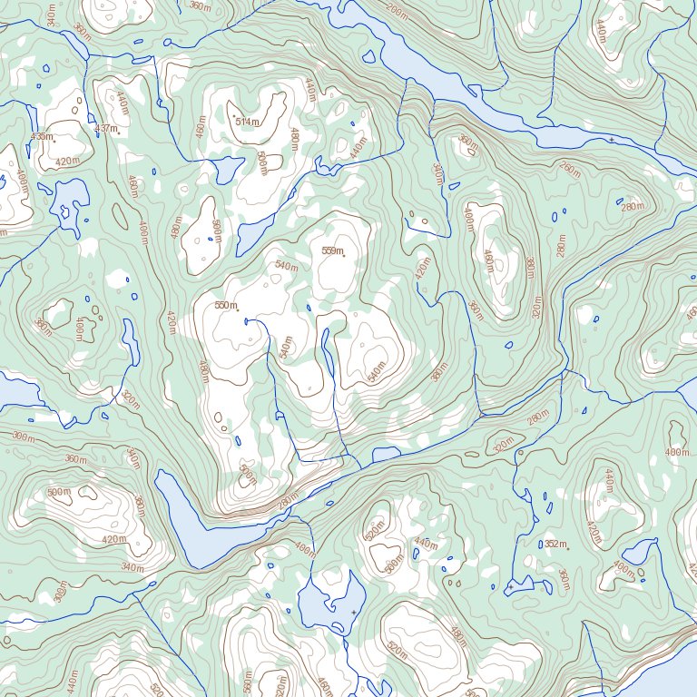 Harp Lake, NL (013N04 Toporama) Map by Natural Resources Canada ...