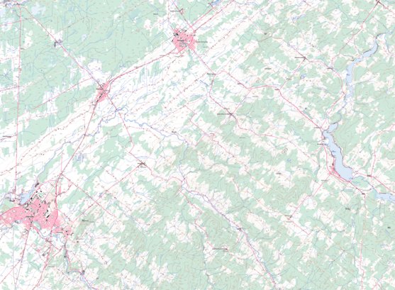 Victoriaville, QC (021L04 Toporama) Map by Natural Resources Canada ...