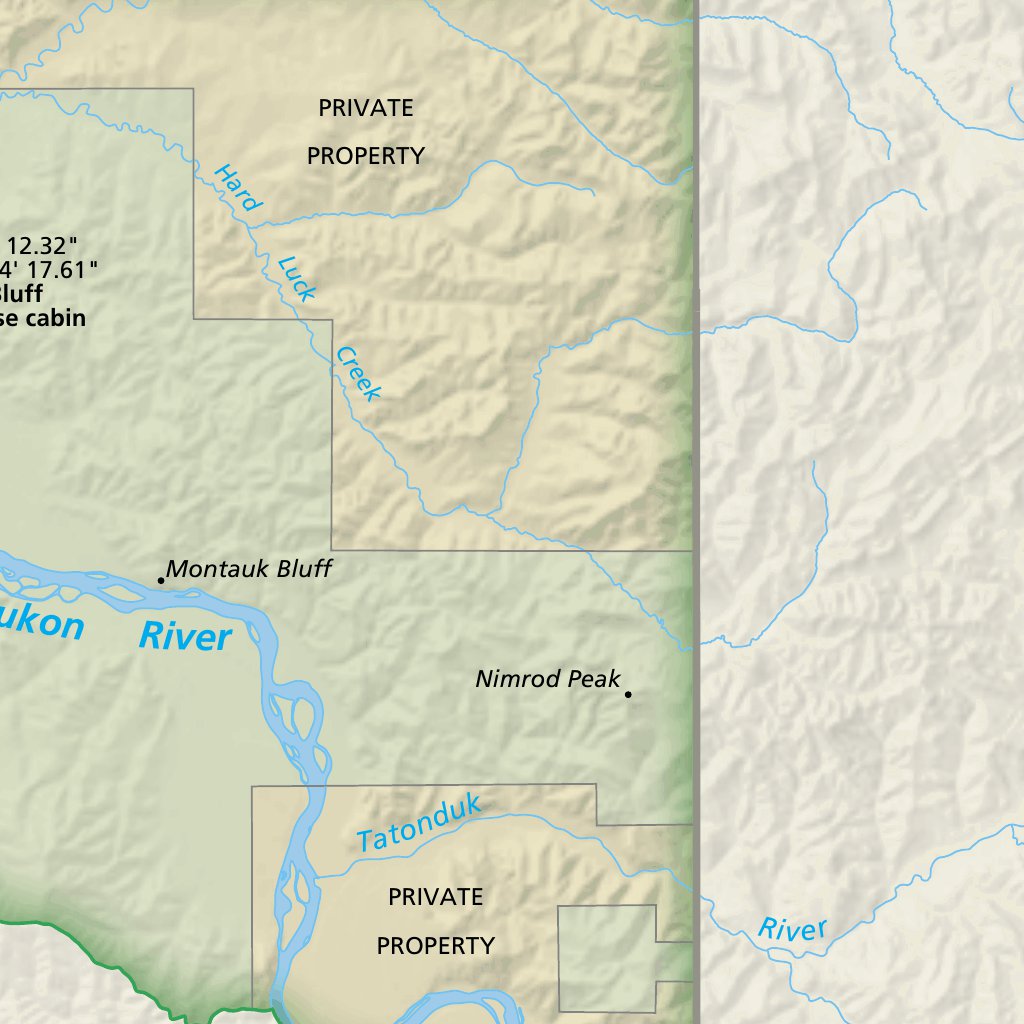 Yukon-Charley Rivers National Preserve Map by US National Park Service ...