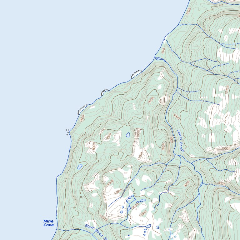 Shag Island, NL (012B15 Toporama) Map by Natural Resources Canada ...