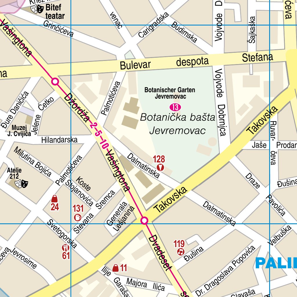 Citymap Belgrad 2017 Map by Reise Know-How Verlag Peter Rump GmbH ...