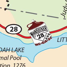 Cheoah Lake Map by Tail of the Dragon, LLC | Avenza Maps
