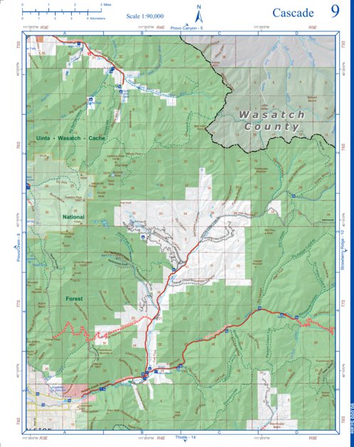 09-Cascade-UtahCounty Map by Utah County | Avenza Maps