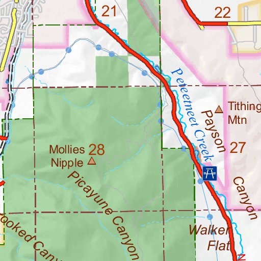 13-Spanish Fork/Payson-UtahCounty Map by Utah County | Avenza Maps