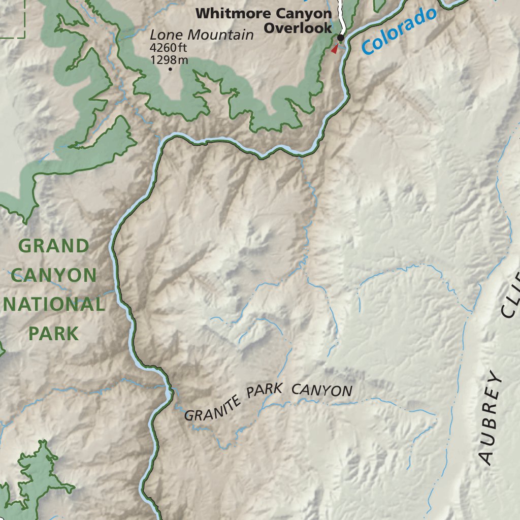 Grand Canyon-Parashant National Monument Map by US National Park ...