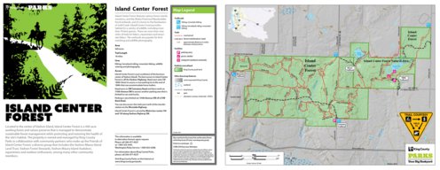 Island Center Forest Map by Avenza Systems Inc. | Avenza Maps