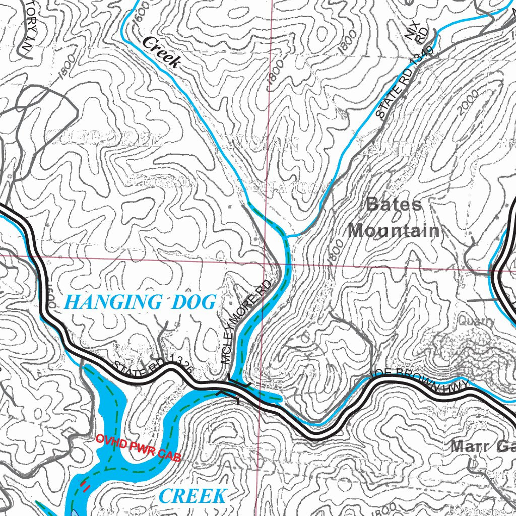 Hiwassee Reservoir 1210 Map by Kingfisher Maps, Inc. | Avenza Maps