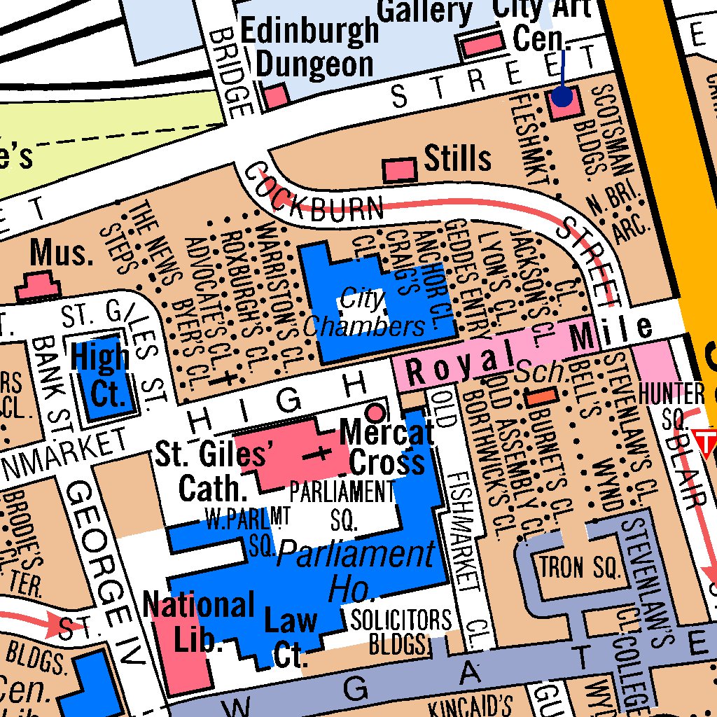 A-Z Edinburgh Map by Geographers' A-Z Map Company | Avenza Maps