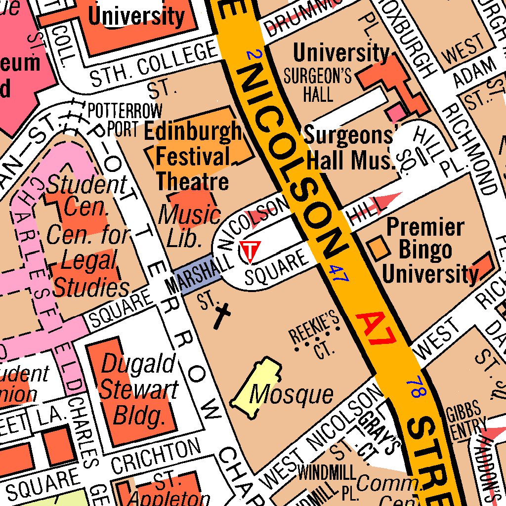A-Z Edinburgh Map by Geographers' A-Z Map Company | Avenza Maps