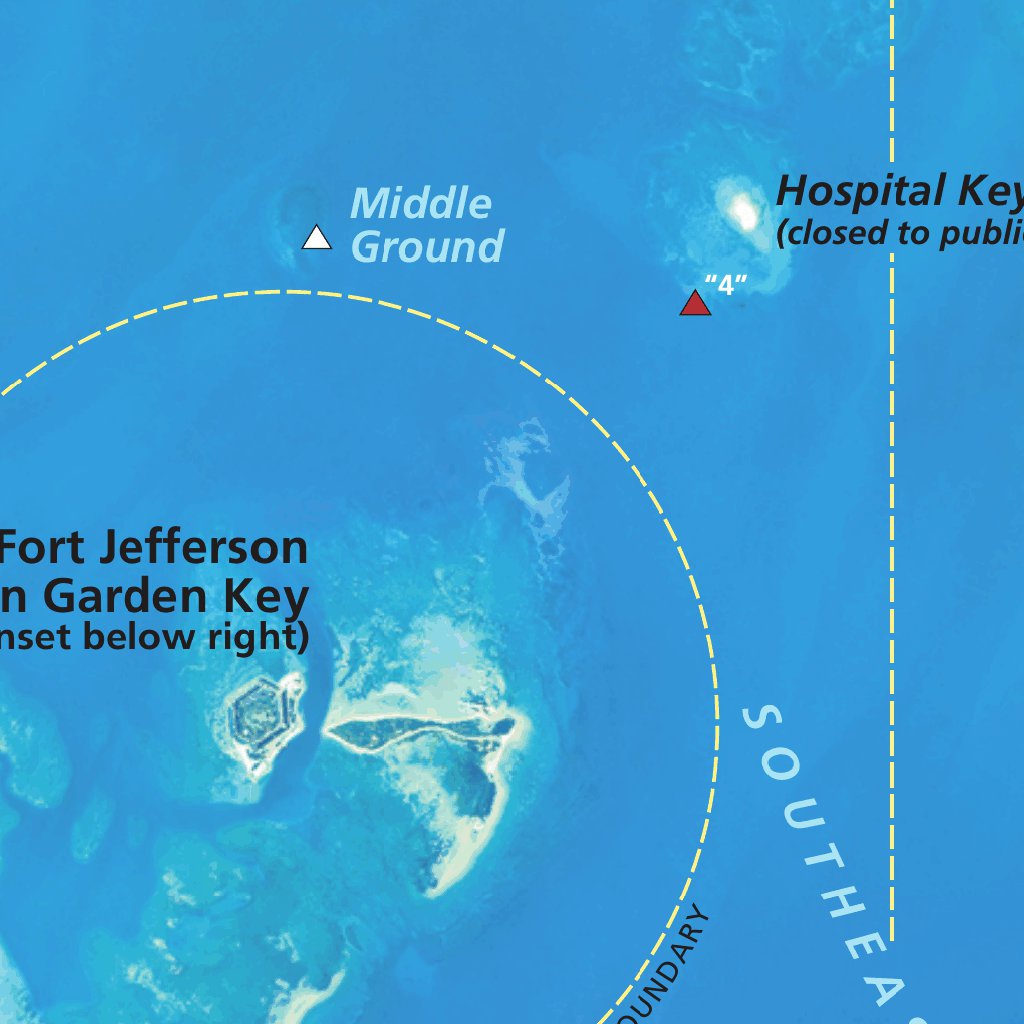 Dry Tortugas National Park Map by US National Park Service | Avenza Maps