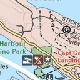Galiano Island Adventure Map by Backroad Mapbooks | Avenza Maps