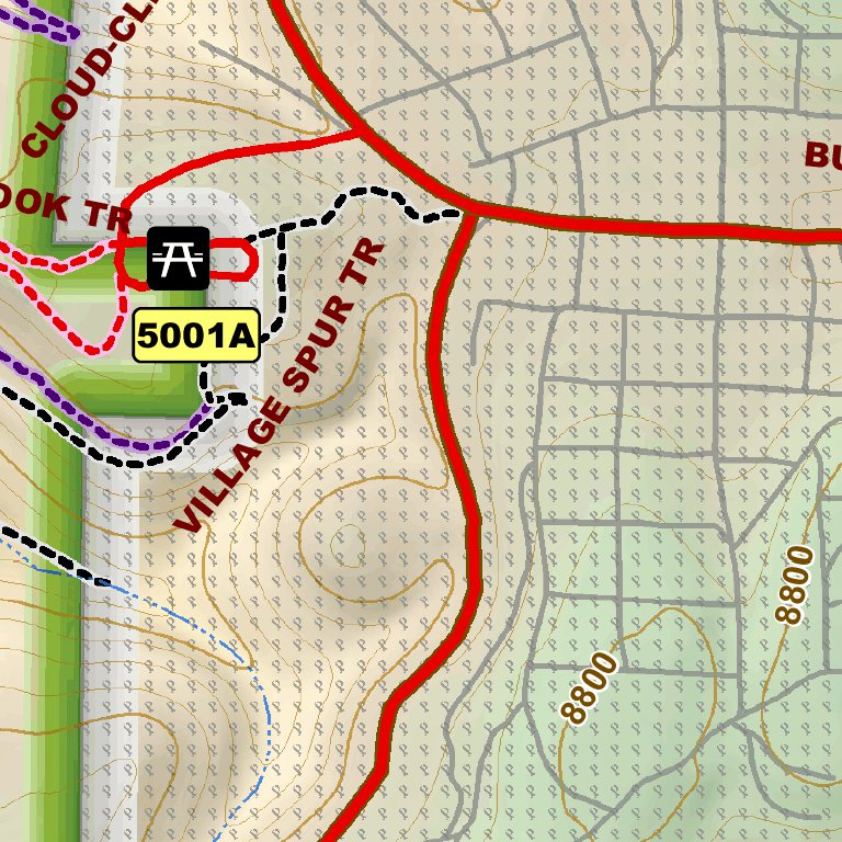 Cloudcroft Trails Map by Bell Geographic | Avenza Maps