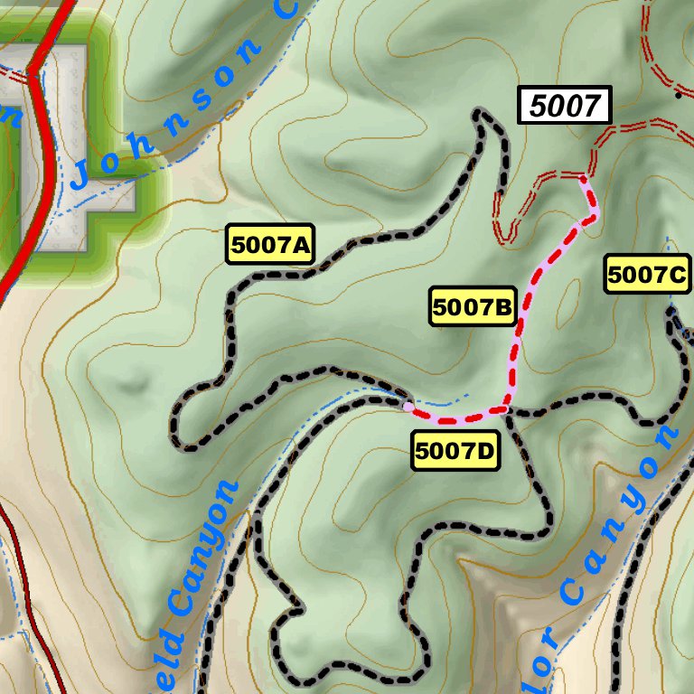 The Rim Trail Map by Bell Geographic | Avenza Maps