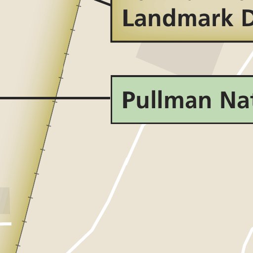 Pullman National Monument Map by US National Park Service | Avenza Maps
