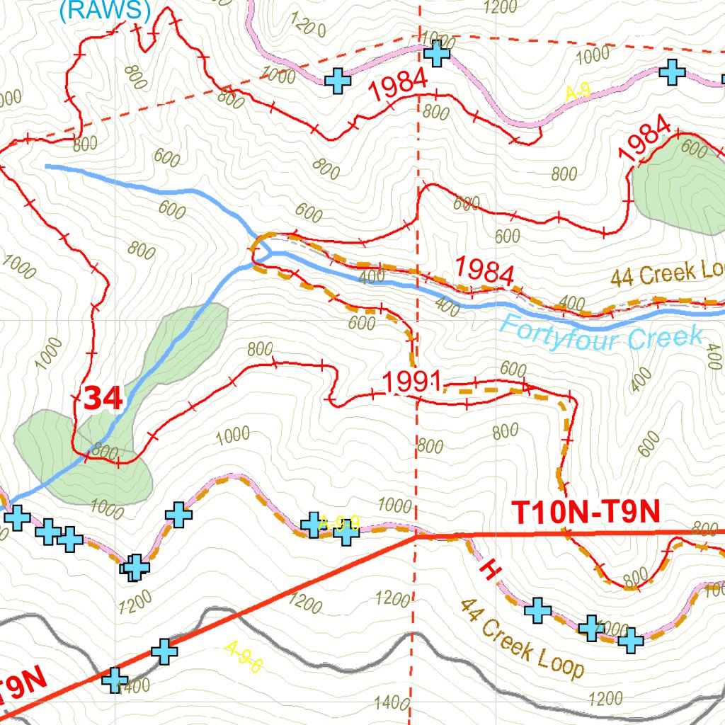 4_REDW (south of Orick) Map by Joshua Van Buskirk Cartography | Avenza Maps
