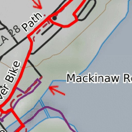 Tahoe City Bike Path Map by Olympic Bike Shop | Avenza Maps