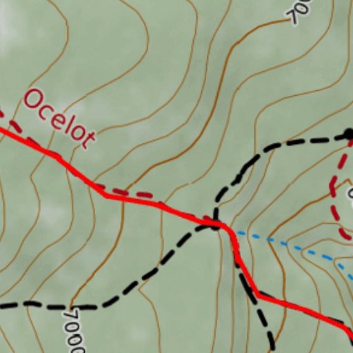 Glass Mountain / Thunder Cliffs - Bike Loop Map by Olympic Bike Shop ...