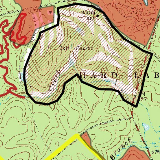 Hard Labor Creek Deer Hunt Safety Zones 2017 Map by Georgia Department ...