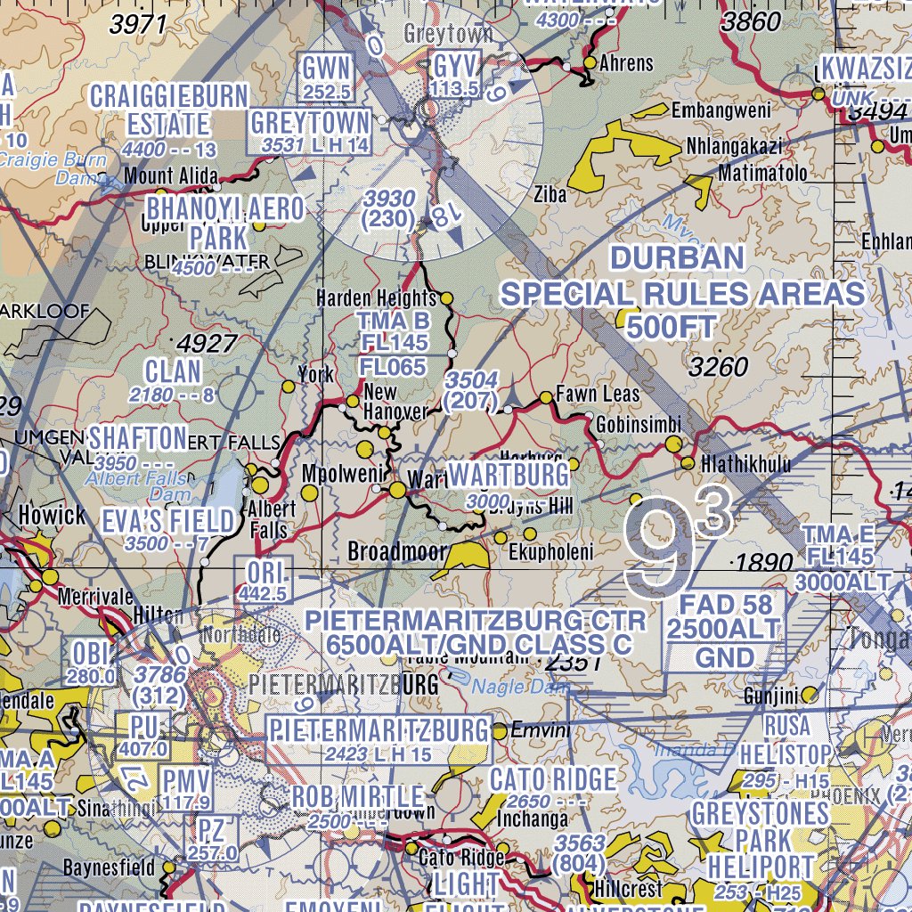3398 DURBAN Map by Chief Directorate: National Geo-spatial Information ...